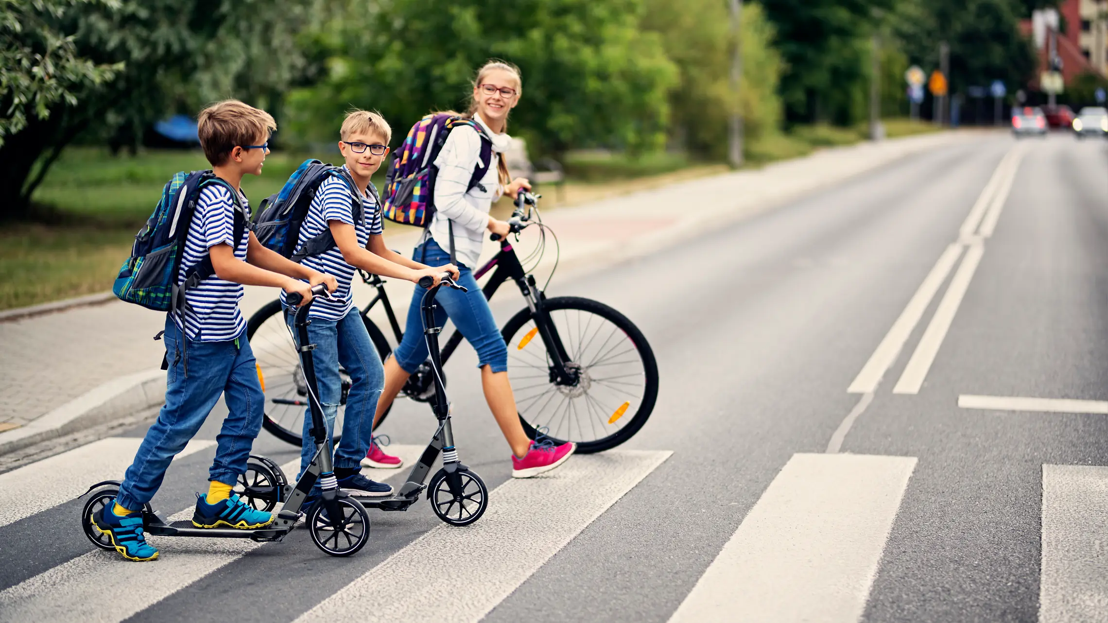 Sicherer Schulweg - Sicher zur Schule | HanseMerkur